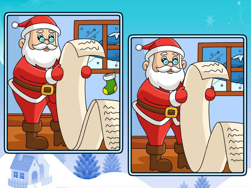 Noël en Détail : Jeu des Différences Festives | Défi d'Observation Hivernal